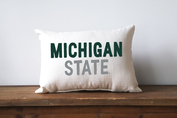 Michigan State Collegiate Tones Pillow – Bridge + Main Market